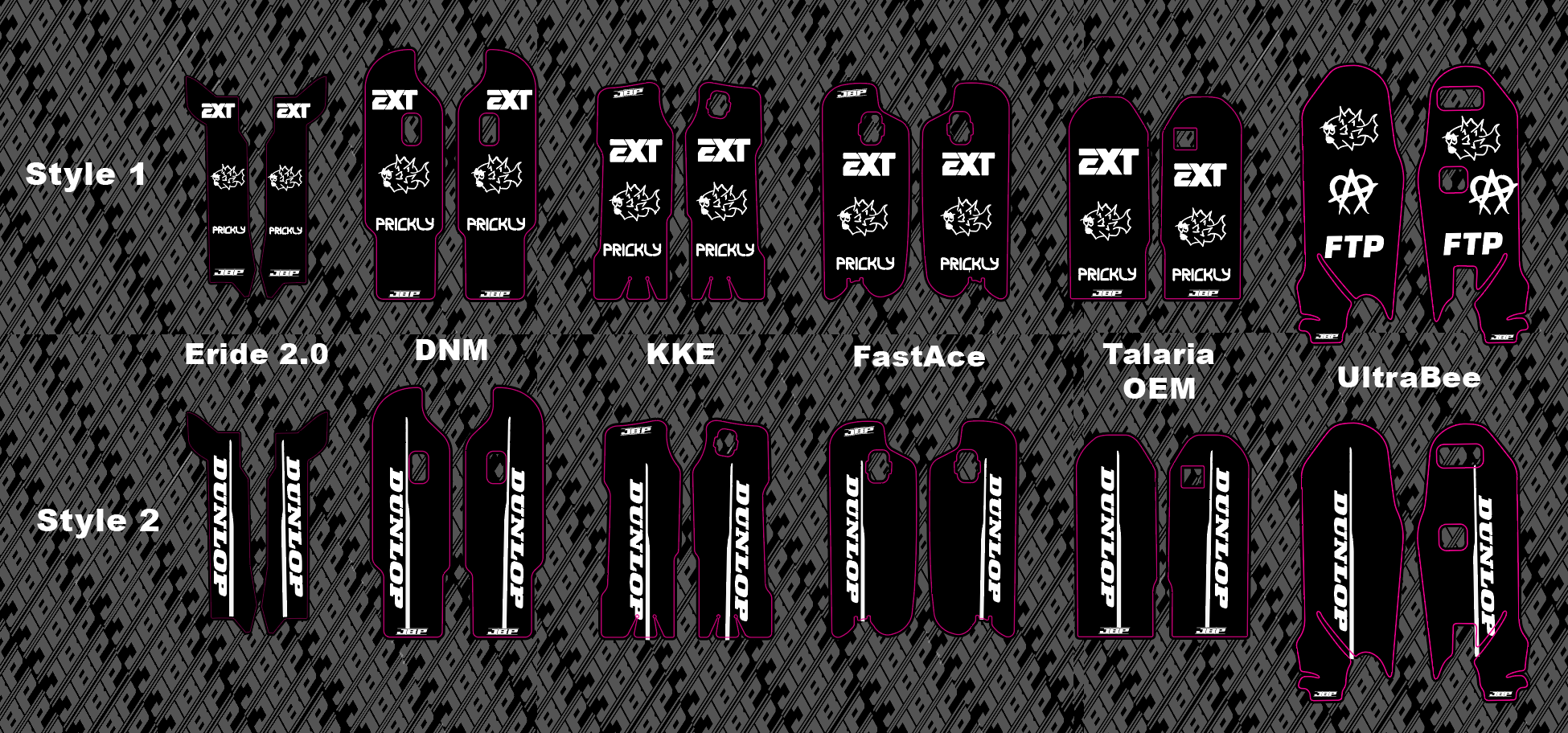 Predesigned Fork Guard Decals – AA WORKS
